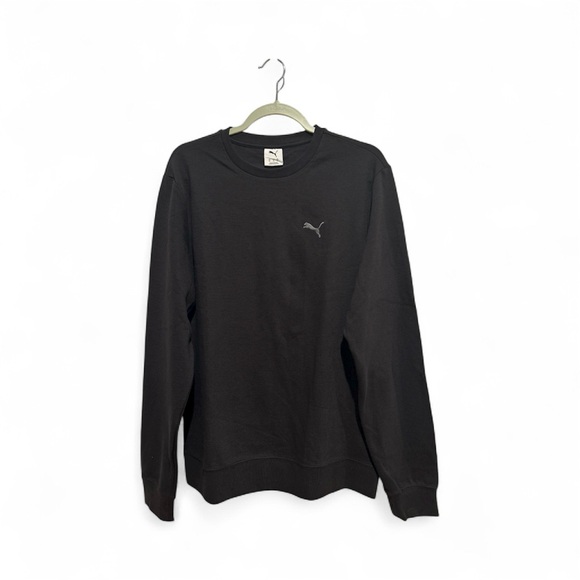 Puma | Sweaters | New Puma Mens Classic Black Crewneck Sweater L | Poshmark